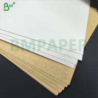 China Brown Kraft Back Board 270gsm 350gsm Top White Coated Carrier Board for sale