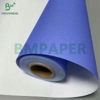 China 610mm x 50m A0 A1 80GSM Purplish Blue CAD Plotter Paper Roll for sale