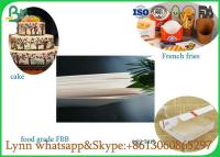 China Food Grade Different Size White FBB PAPER  For Packing French Fries And Egg Tart for sale