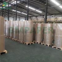 China Jumbo Roll High Bulk 65gsm 90um Thermal Paper For Logistics Label 600mm for sale