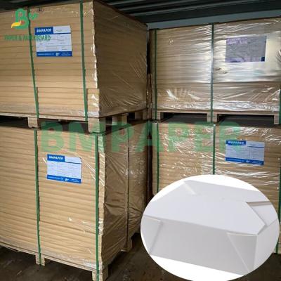 China 270gsm Glossy 15gsm PE Coated Lunch Paper Greaseproof And Waterproof Sheet for sale