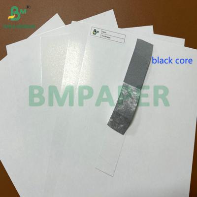 China 23x29'' 310gr 330gr 2 Side Coating Black Core Paper For Play Card Printing for sale