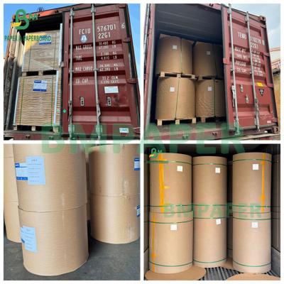 China 30gsm 50gsm MG Brown Kraft food packing bag roll Greaseproof paper for sale