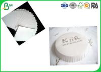 China SGS Certification 350g White Uncoated Woodfree Paper / Absorbent Cardboard Paper For Cooling Pads Production for sale