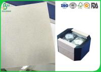 China 400 - 1600g Smoothness Laminated Grey Board With Two Sides Grey Back For Packing Box for sale