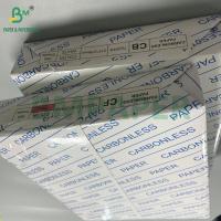 China NCR 56G 60G 76G Black Image Carbonless Copy Paper In Rolls In Sheet In Ream for sale