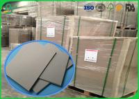 China 1.0mm 2.0mm 3.0mm 4.0mm Thickness Laminated Grey Board With Grey Back , Grey Chipboard Rolls for sale