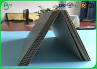 China 1.0mm 2.0mm 3.0mm 4.0mm Thickness Laminated Grey Board With Grey Back , Grey Chipboard Rolls for sale