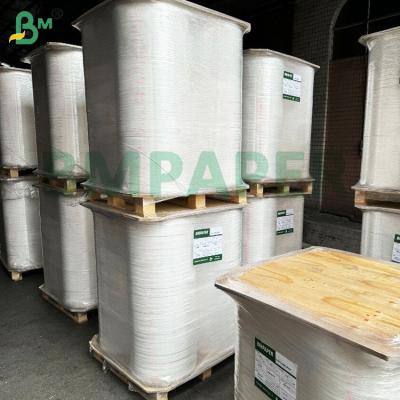 China 28gsm White Straw Wrapping Paper 38mm / 44mm for Individually Wrapped Restaurant Straws for sale