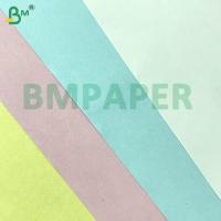 China 55gsm White / Blue Blank Image Carbonless Paper Rolls & Sheets for Receipt Printing NCR CB / CF / CFB for sale
