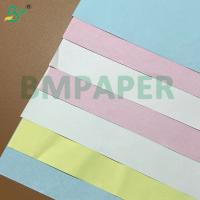 China 50-75gsm Colored Carbonless Paper CB / CF / CFB A2  650x910mm & Letter Size for Receipt & Form Printing for sale