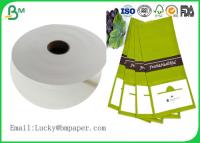 China 60gsm 120gsm 100% Virgin Wood Pulp Straw Paper Rolls , Eco - Friendly Paper for sale