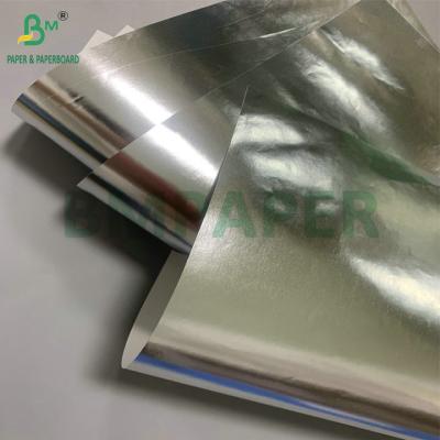 China 70gsm Shiny Water-resistant Aluminum Beer Label Paper For Premium Beer Packaging for sale