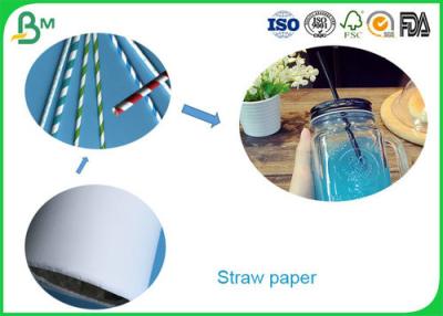 China Recyclable 25mm 27mm 30mm 32mm 50mm Straw Paper Rolls for Drinking Grade Packages for sale