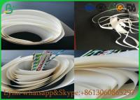 China Natural Material Of White Food Grade Paper Roll With The Straw Roll Paper for sale
