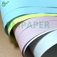 China 50gsm 60gsm Multiple Colors  Black Image Carbonless Paper 8.5