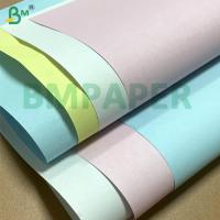 China 50gsm 60gsm Multiple Colors  Black Image Carbonless Paper 8.5