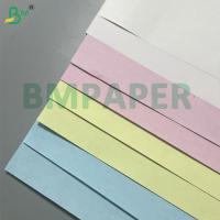China 50-120gsm Clear Image Coated Carbonless NCR Copy Paper  CB / CF / CFB Rolls for Invoices and Receipts Bill printing for sale