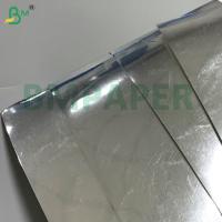 China 68g 70g High Stiffness & Foldability Silver Metalized Board For Cosmetic Packaging Luxury packaging for sale