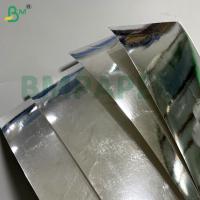 China 68g 70g High Stiffness & Foldability Silver Metalized Board For Cosmetic Packaging Luxury packaging for sale