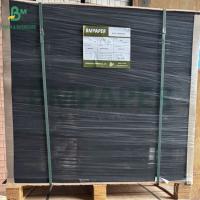 China 2mm 1600g Black Cardboard Solid Board For Watch Boxes 89 X 119cm 93 X 130cm for sale
