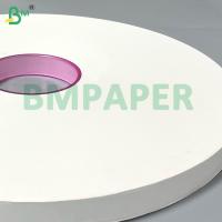China 24gsm White Printed Eco Straw Wrapped Paper Food Paper 22mm 5000m For Straw Packaging for sale