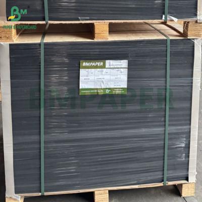 China 1200grs 1600grs Super Smooth Black Cardboard 70cm x 100cm for Rigid Boxes for sale