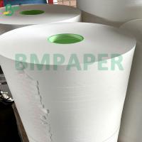 China 28gsm 27mm 30mm 34mm  Food Grade Printable Straw Wrapping Paper In Roll Individually Packing for sale