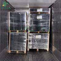 China 400gsm 450gsm Black Cardboard Sheets For Perfume Box 89 x 119cm Good Folding for sale