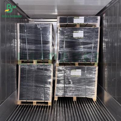 China 400gsm 450gsm Black Cardboard Sheets For Perfume Box 89 x 119cm Good Folding for sale