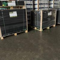 China 400gsm 450gsm Black Cardboard Sheets For Perfume Box 89 x 119cm Good Folding for sale