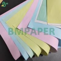 China Sharp Image Carbonless Paper Trouble free NCR Paper Rolls Multi Colors for sale