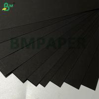China 245gsm 250gsm Smooth Surface High Stiffness Folding Resistance Black Card For Gift Packing Photo Frame Matting for sale