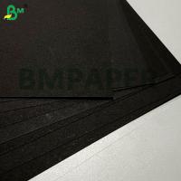 China 245gsm 250gsm Smooth Surface High Stiffness Folding Resistance Black Card For Gift Packing Photo Frame Matting for sale