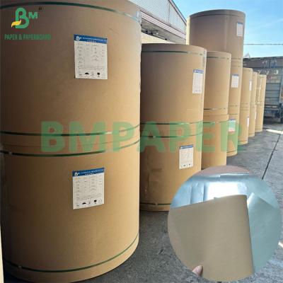 China 116gsm 145gsm Sliver Metallic Aluminized Kraft Paper Food Packaging Paper for sale