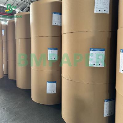 China 120gsm Single Side PE Coated Food Wrapping Packing Brown Kraft Paper for sale