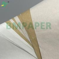 China 30g 35g White Brown Degradable Food Safety Greaseproof Paper For Fried Food Packaging Hamburger Packaging for sale