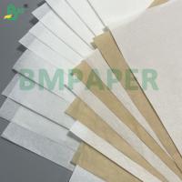 China 30g 35g White Brown Degradable Food Safety Greaseproof Paper For Fried Food Packaging Hamburger Packaging for sale