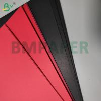 China 250gsm 300gsm Black Red Colored Rigid Cardboard For Gift Boxes High Stiffness for sale