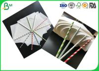 China Biodegradable 120g  Drinking Grade Kraft Straw Food Grade Paper Roll for Food Packages for sale