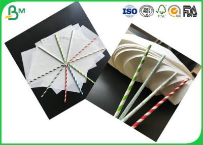 China Biodegradable 120g  Drinking Grade Kraft Straw Food Grade Paper Roll for Food Packages for sale