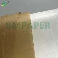 China 40g 45g 50g White & Brown Waterproof & Moisture - Resistant Baking Paper Double - Sided Silicone Coating Food Packaging Microwave Safe for sale