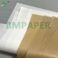 China 40g 45g 50g White & Brown Waterproof & Moisture - Resistant Baking Paper Double - Sided Silicone Coating Food Packaging Microwave Safe for sale