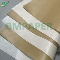 China 35g 38g  Brown Microwave Safe Air Fryers Greaseproof silicone parchment paper for Self-adhesive backing paper for sale