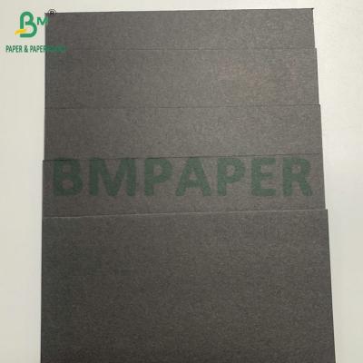 China Moisture Proof 1.1mm 1.2mm Black Paperboard Recyclable Cardboard Box Material for sale