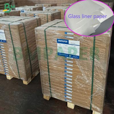 China Tensile Strength 28gram White Glass Liner Paper Ton Protect Wine Bottle 11 x 14inch for sale