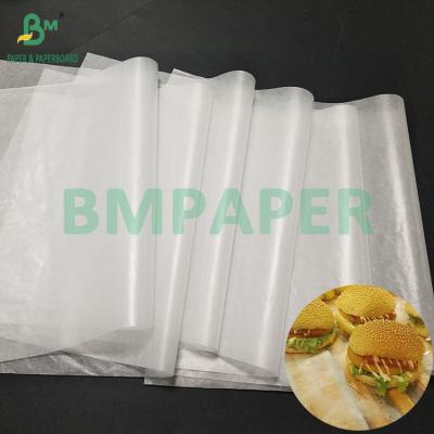 China 20gsm White Greaseproof Translucent Bread Mat Paper Wax Glossy Paper for sale
