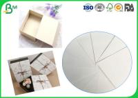 China 400g - 1000g Waterproof Gray Core Double - sided Whiteboard Paper Sheets For Packages Box for sale