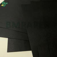 China 80gsm Smooth Matte Good Folding Black Kraft Paper For Gift Packing Shopping Bags for sale