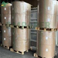China 80gsm Smooth Matte Good Folding Black Kraft Paper For Gift Packing Shopping Bags for sale